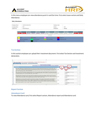Employee Self-Service Software |Accent HRP ESS | PDF