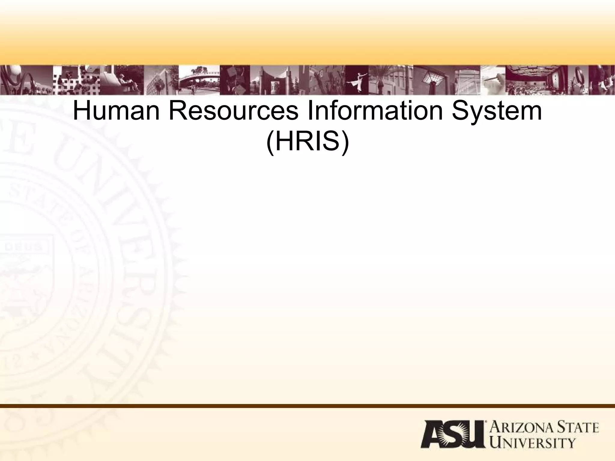 Employee selfservice hris ppt imp | PPT