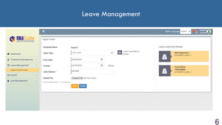Employee self service(web portal and apps) | PDF