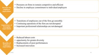 Employee separation, Career Development,Organizational Culture and ...