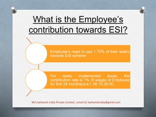 Employees insurance act 1948 | PPT