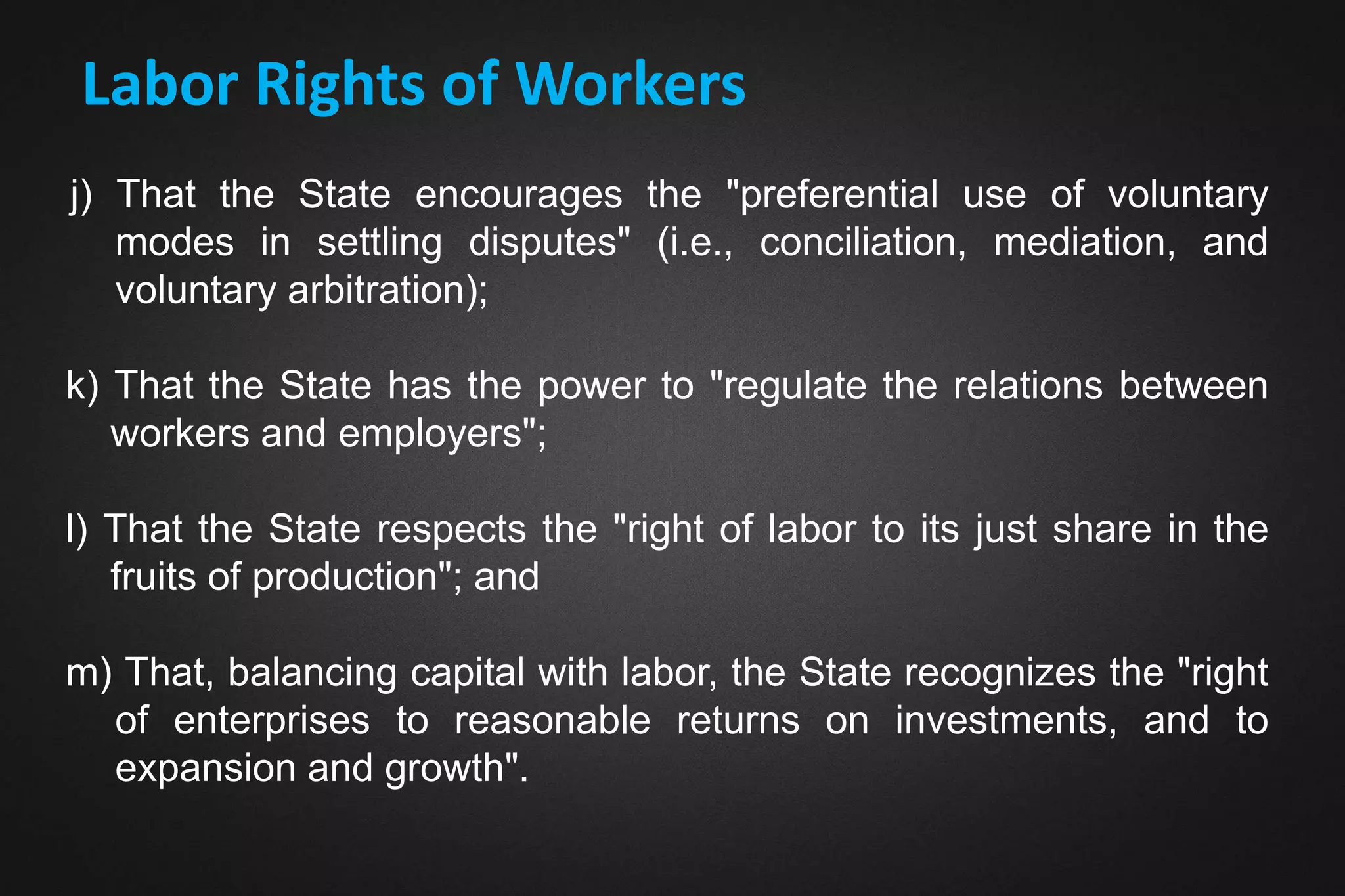 Employees & Labor Relations | PPTX