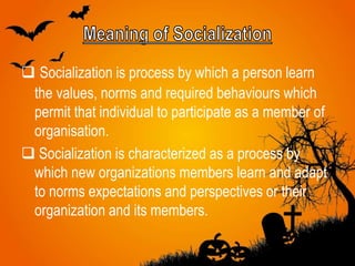 Employee socialization | PPTX