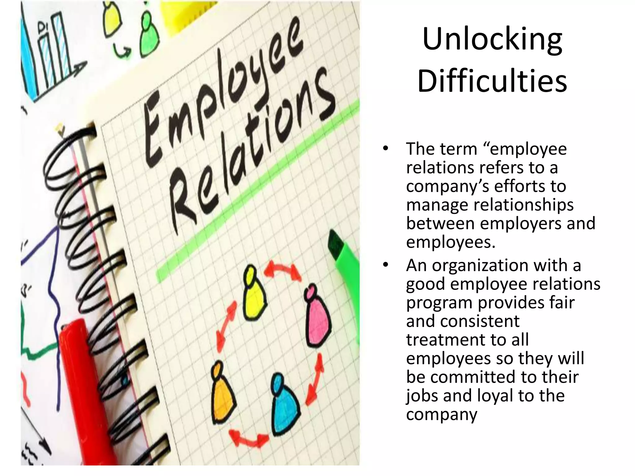 Employees relations | PPTX