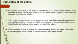 Employees relations and discipline | PPTX