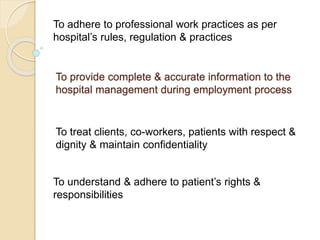 Employees rights and responsibilities | PPTX