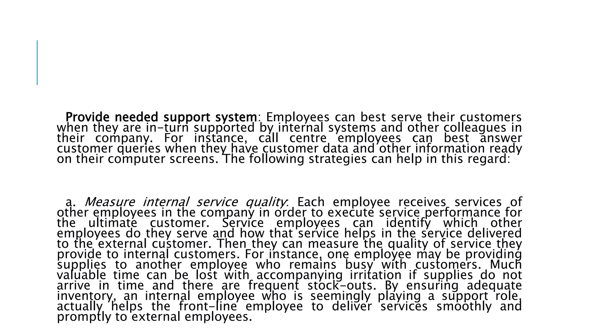 Employees role in service delivery | PPTX