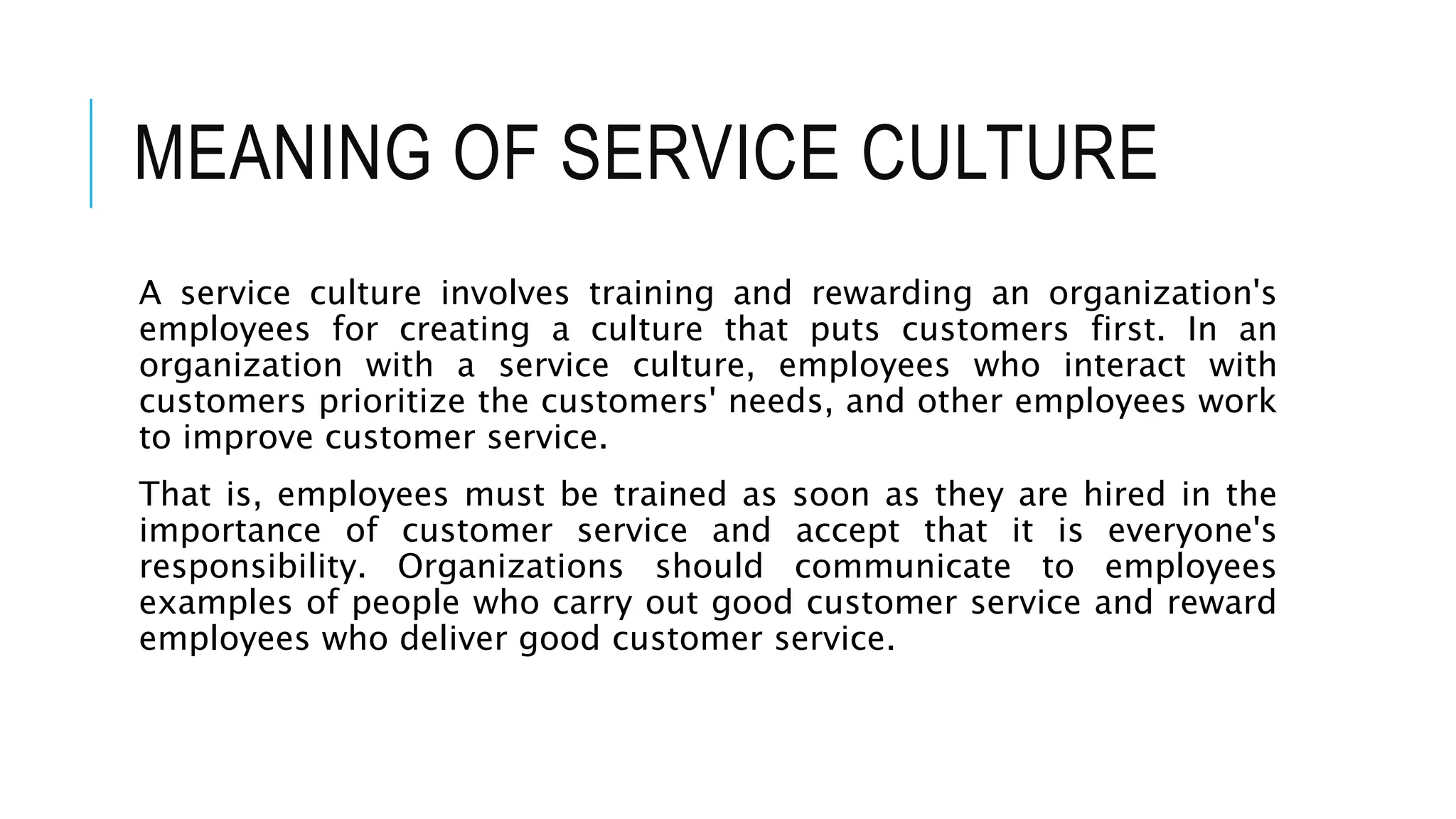 Employees role in service delivery | PPTX