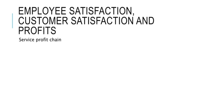 Employees role in service delivery | PPTX