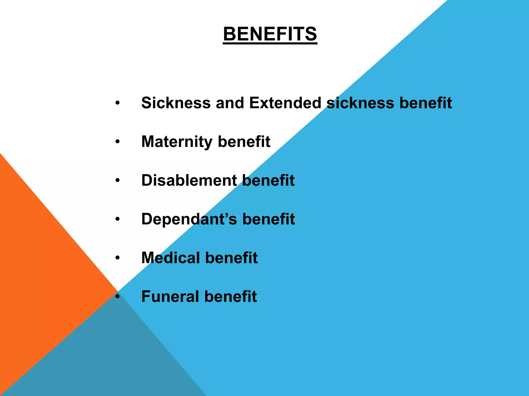 Employee state insurance act | PPTX