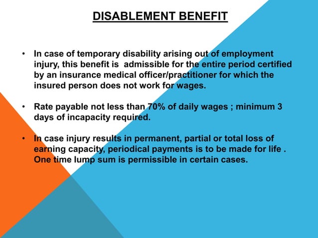 Employee state insurance act | PPT