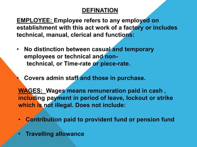 Employee state insurance act | PPTX