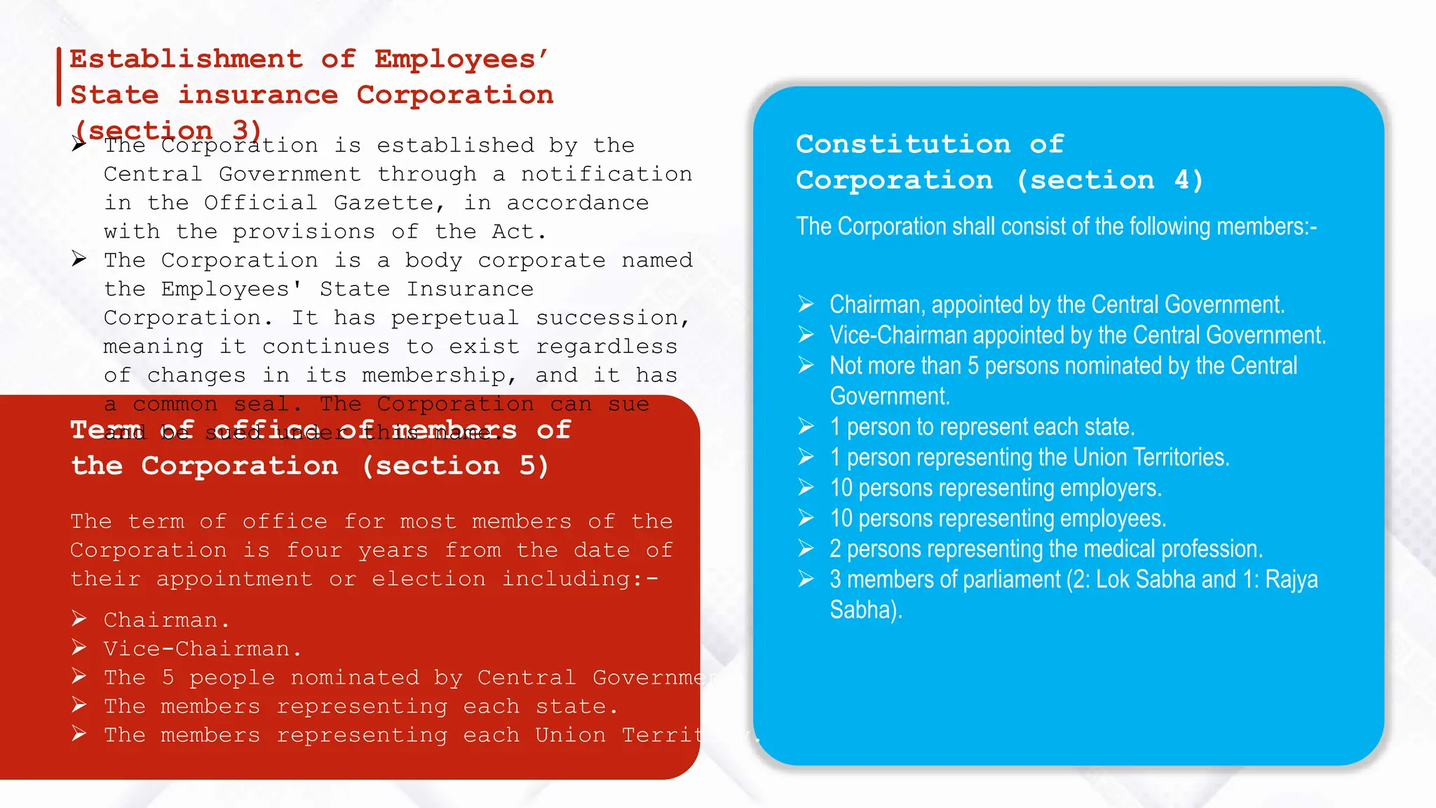 Employee state insurance act, 1948 labour law..pptx
