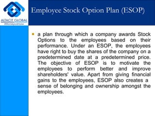 Employee stock option plan | PPT