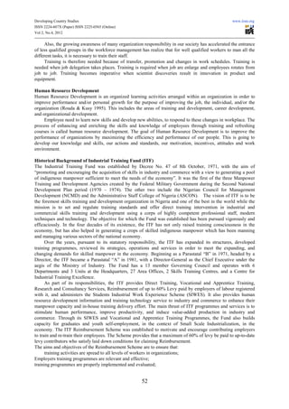 Employee’s training and development for optimum productivity | PDF