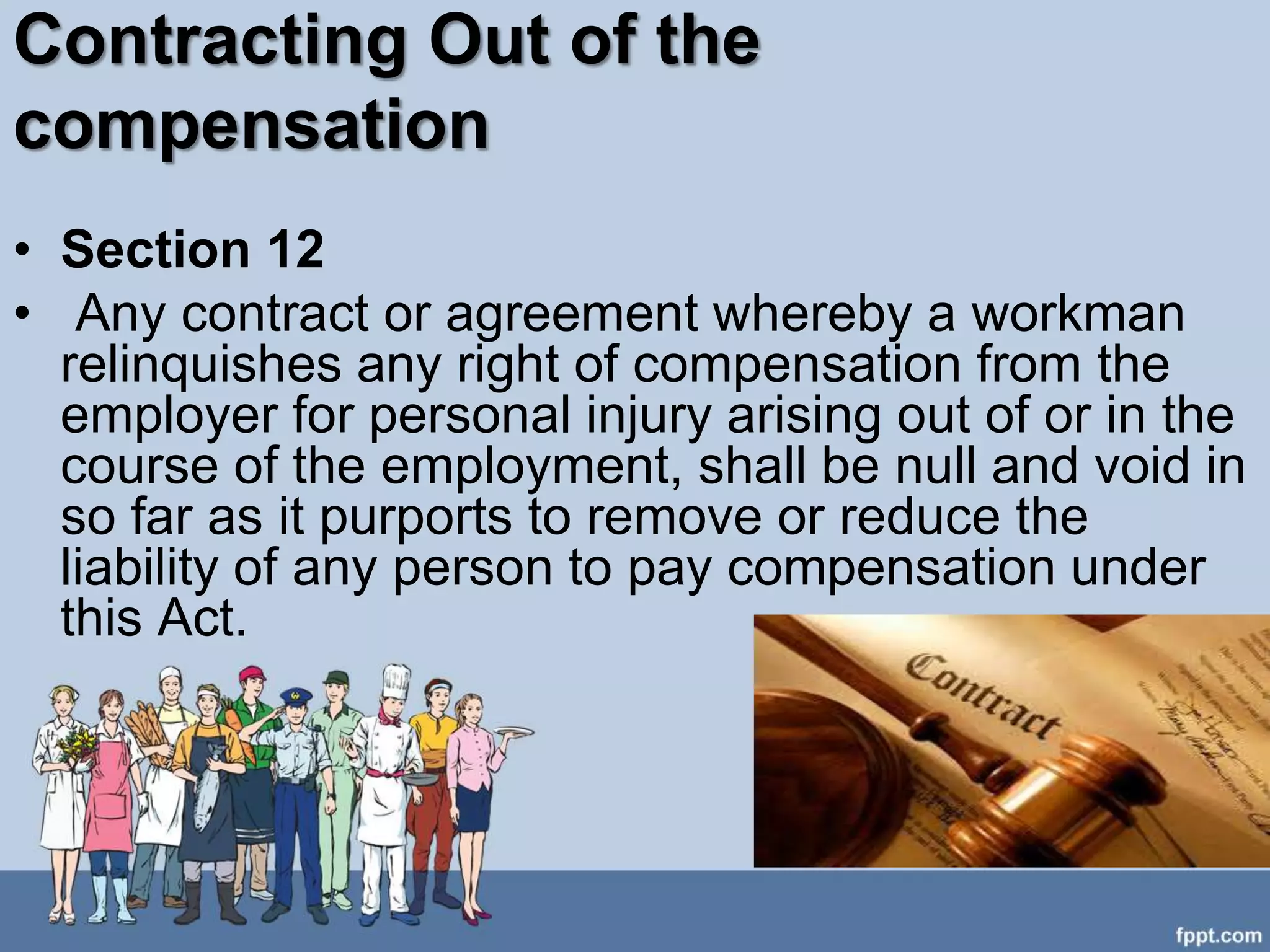 Employees’ (Workmen’s) Compensation Act 1923 | PPSX