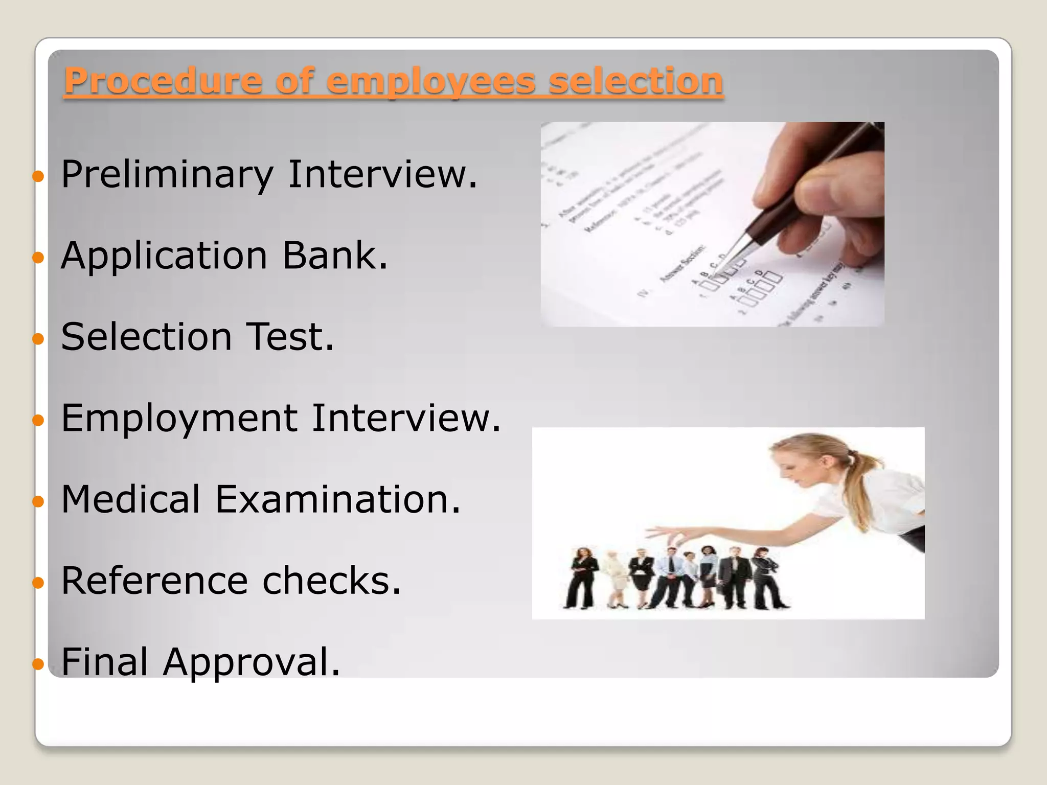 Employee testing & selection | PPTX