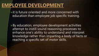 Employee training | PPTX