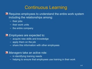 Employee Training & Development - Chapter 1.ppt