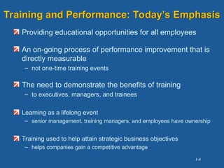 Employee Training & Development - Chapter 1.ppt