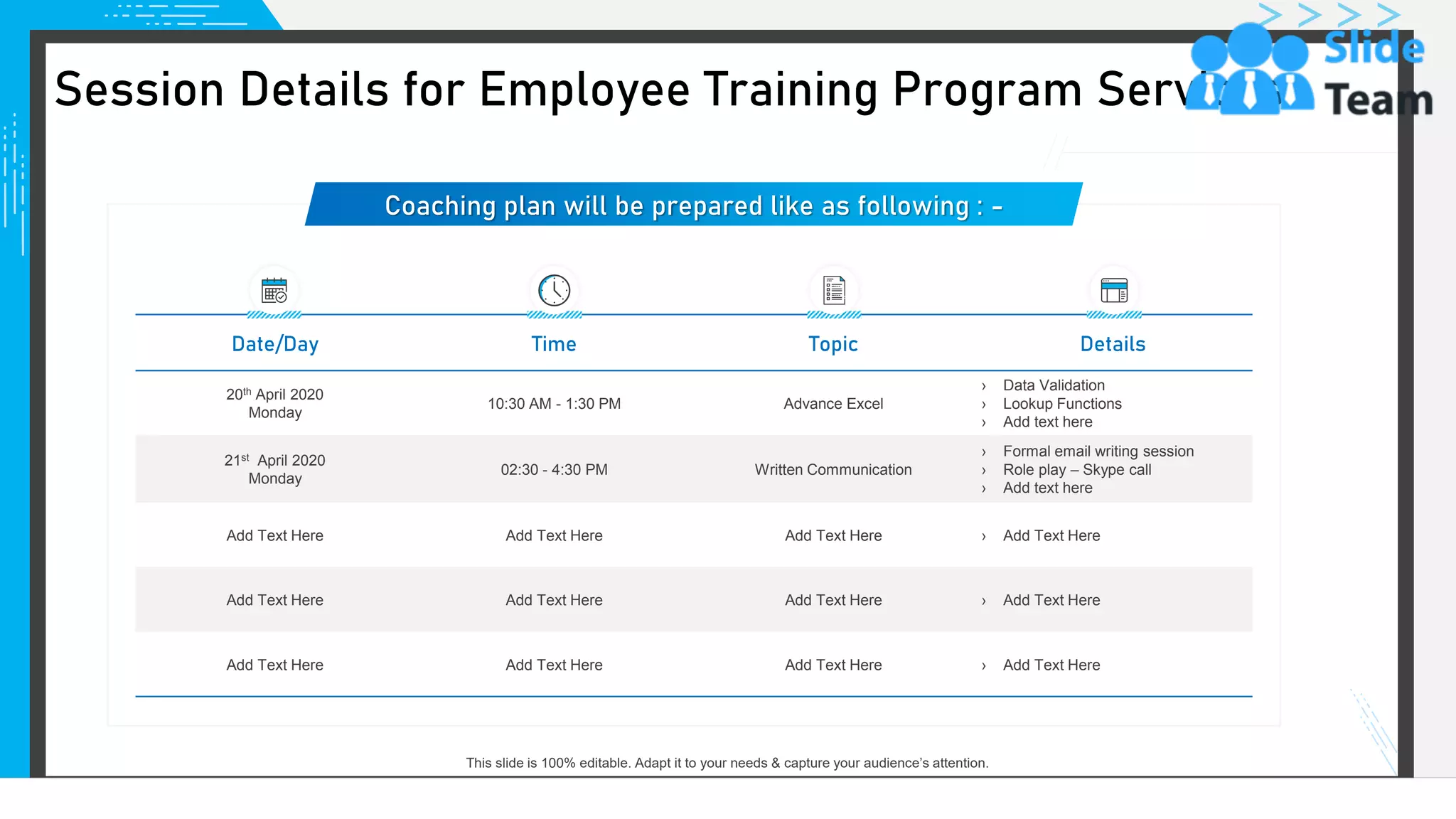 Employee Training Program Proposal PowerPoint Presentation Slides | PPT