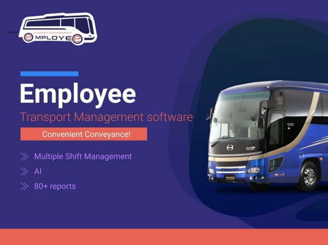 Employee Transportation Management System with Artificial Intelligence ...