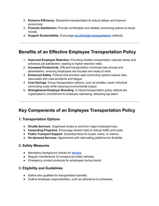 Employee Transportation Policy_ Driving Efficiency, Safety, and ...