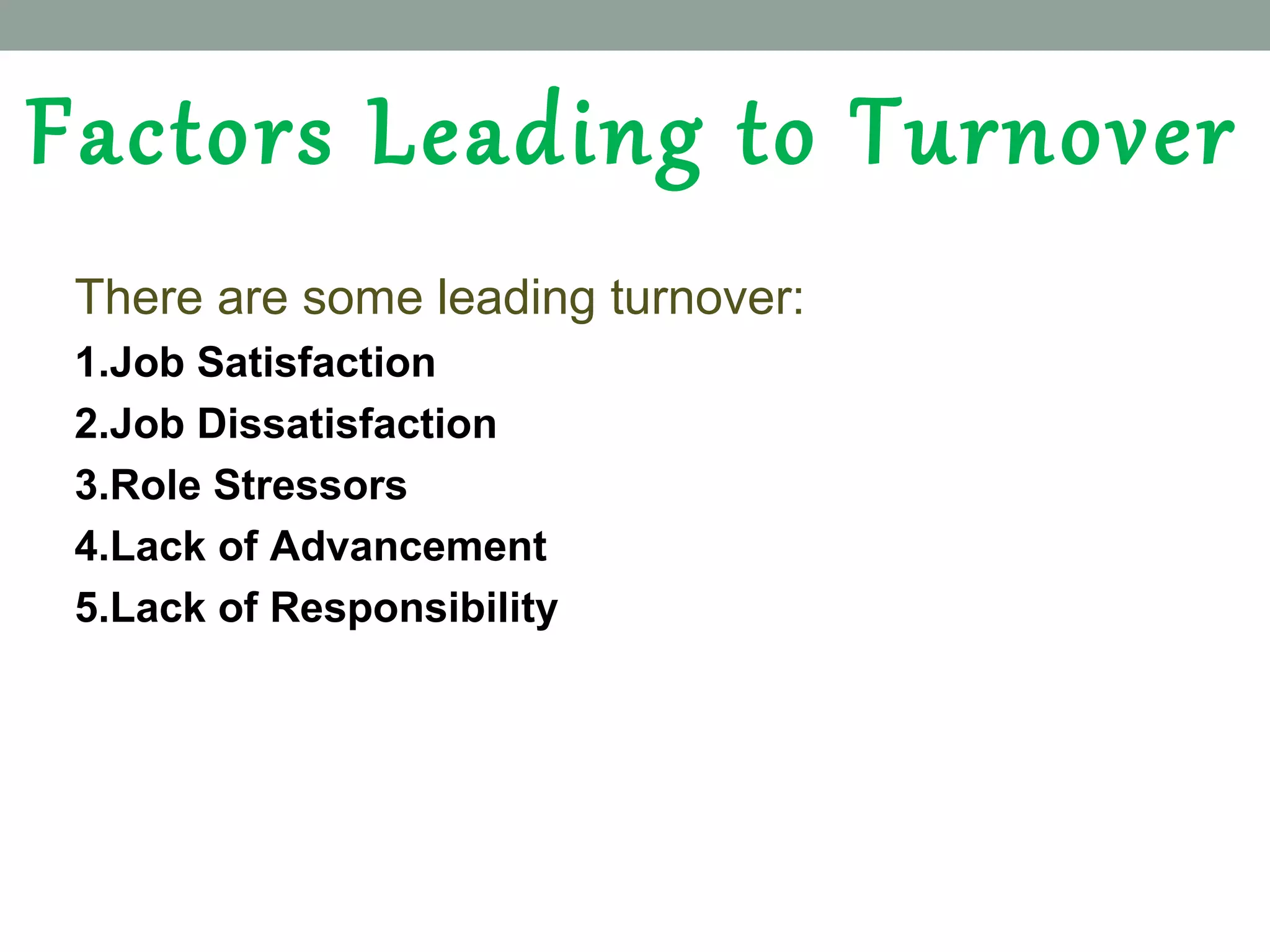 Employee turnover - | PPT