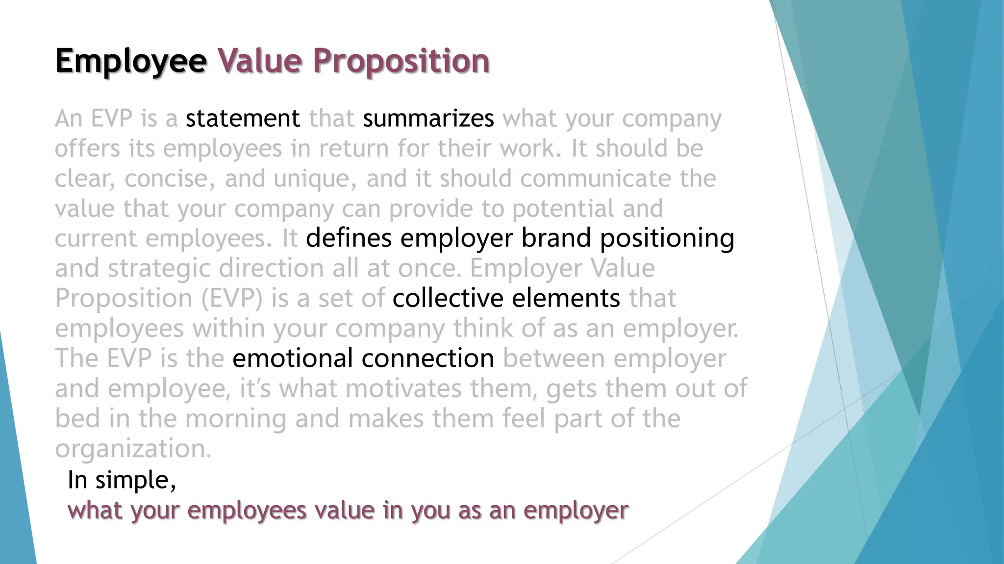 Employee Value Proposition | PPTX