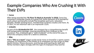 Employee Value Proposition (EVP) employee engagement in organizational ...
