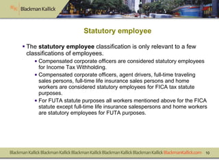 Employee vs. Independent Contractor | PPT