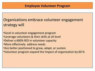 Employee volunteering program | PPT