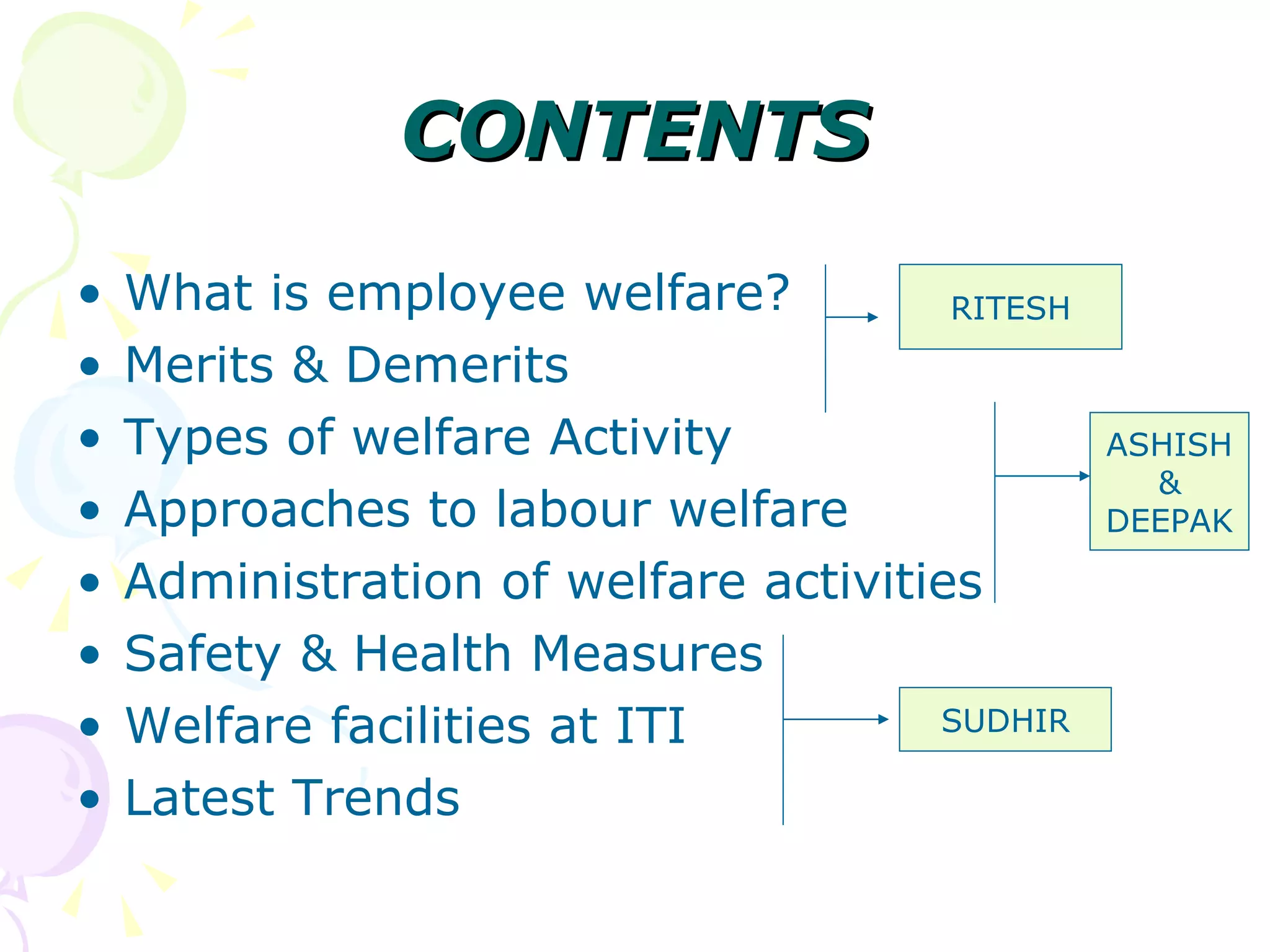 Employee Welfare | PPT