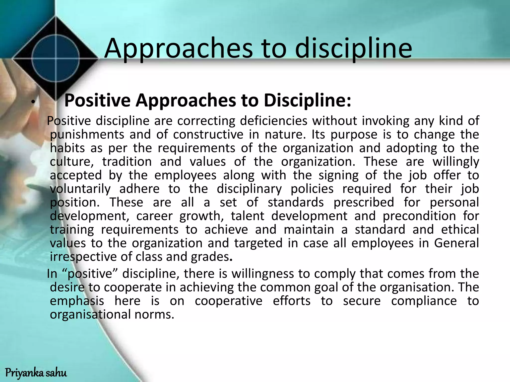 Employee welfare,Employee grievance, and discipline | PPTX