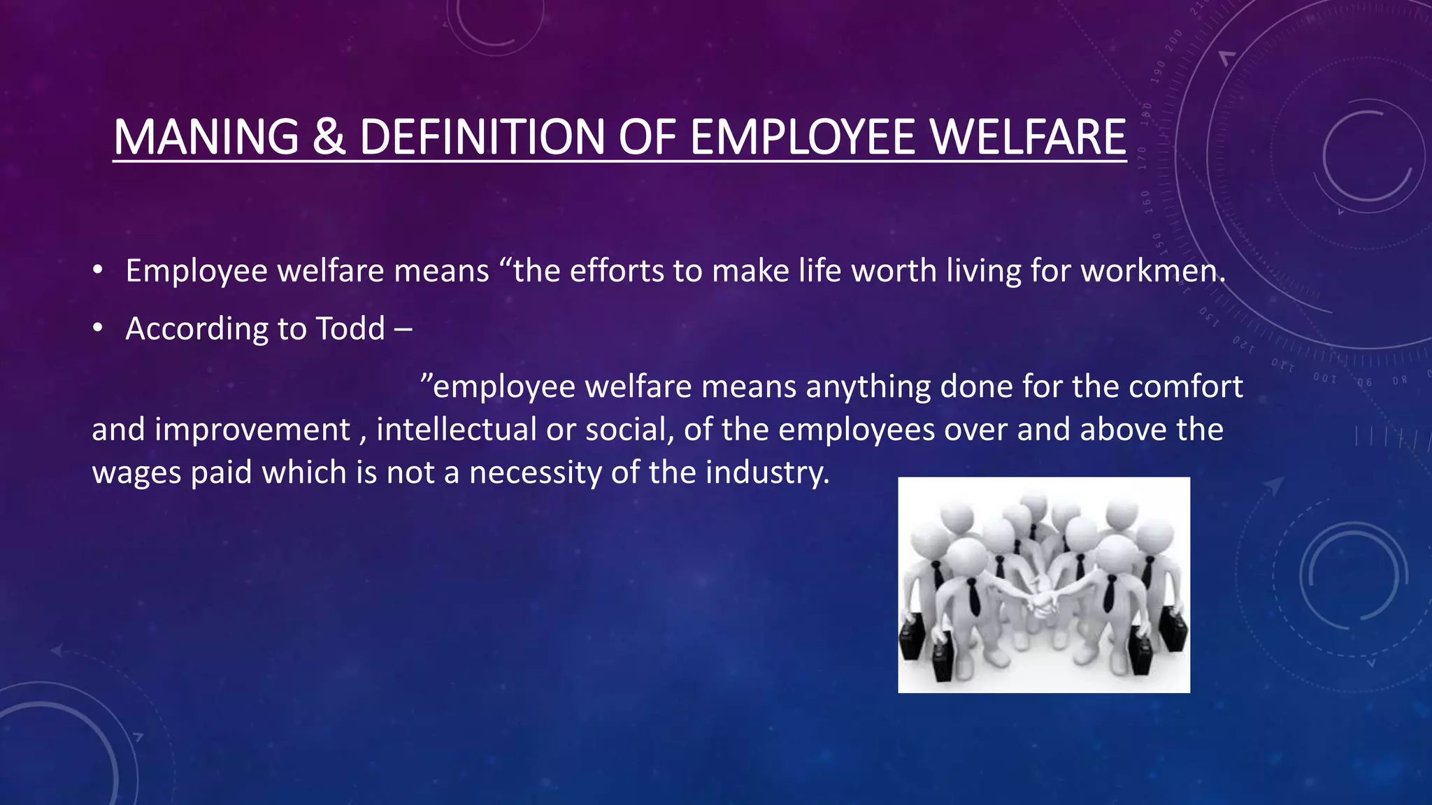 Employee welfare | PPTX