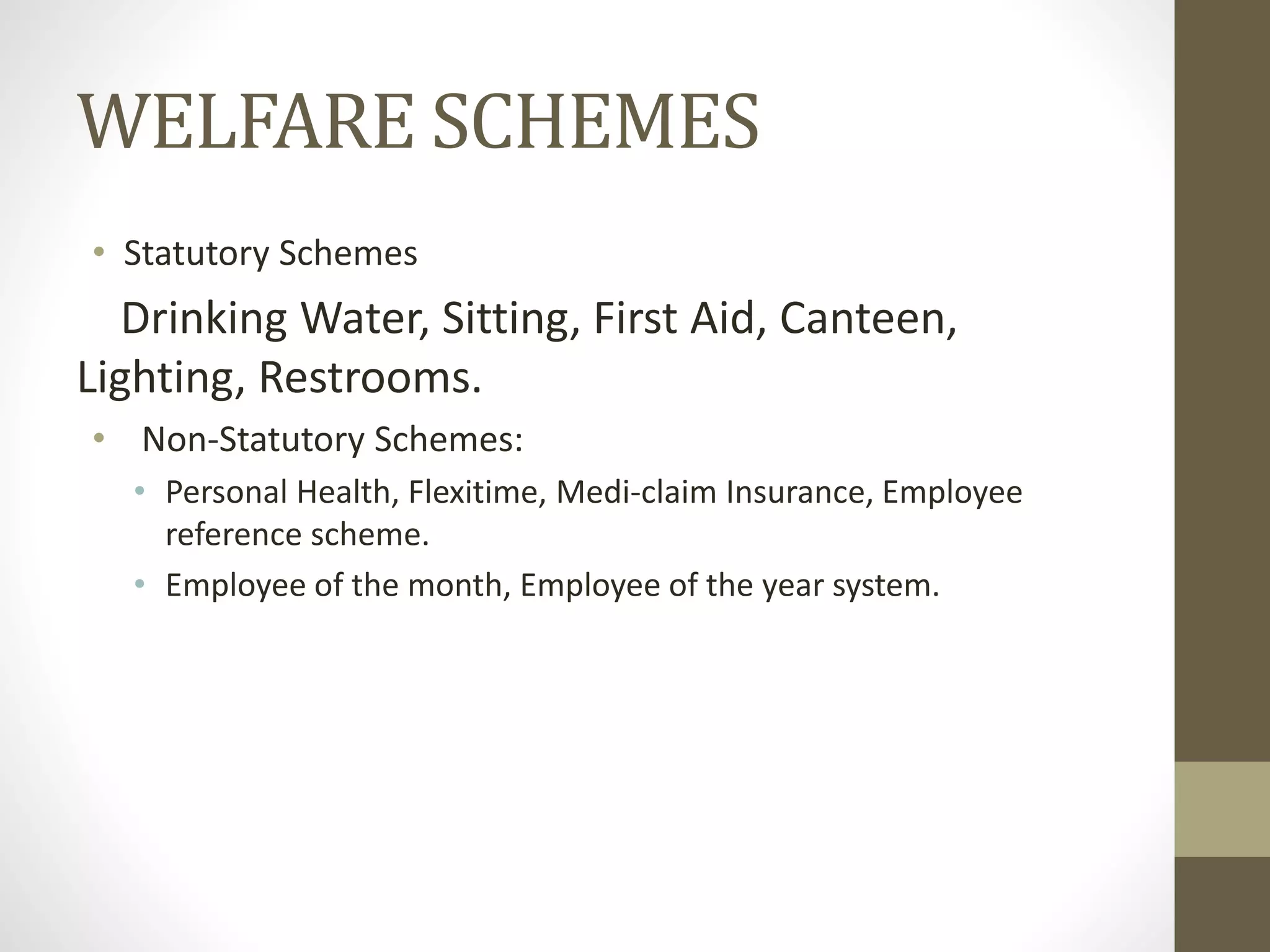 Employee welfare | PPTX