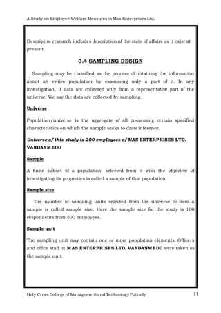 Employee welfare measures | DOCX
