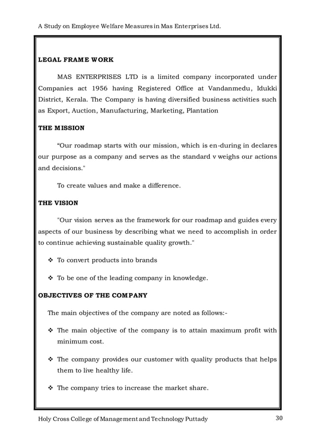 Employee welfare measures | DOCX