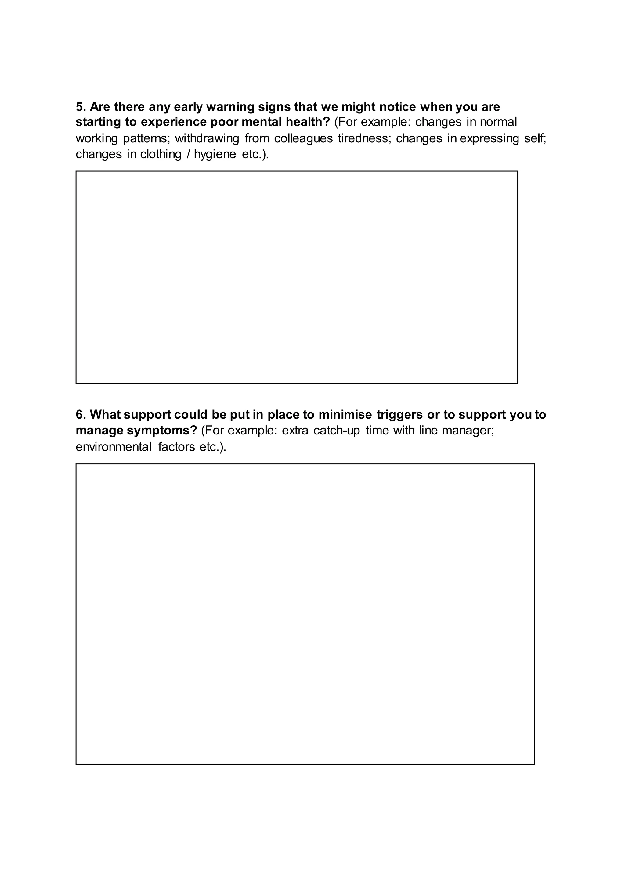 Employee Wellness Action Plan | DOCX