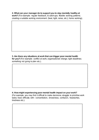 Employee Wellness Action Plan | PDF