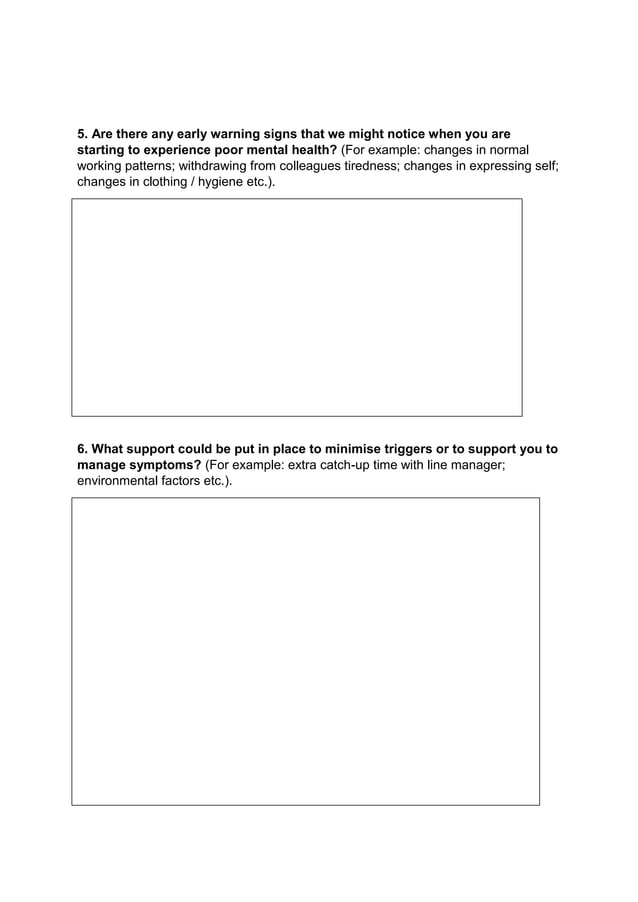 Employee Wellness Action Plan | PDF