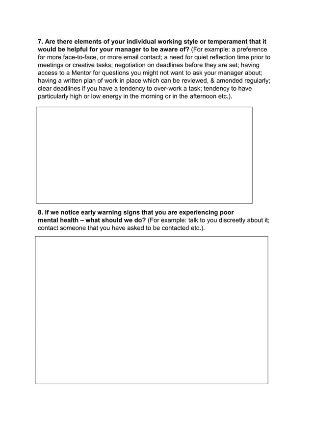 Employee Wellness Action Plan | PDF