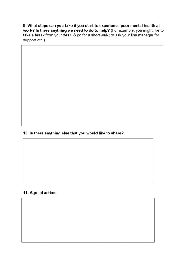 Employee Wellness Action Plan | PDF