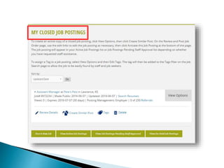 Adding a Job Order in Illinois JobLink - Employers | PPTX