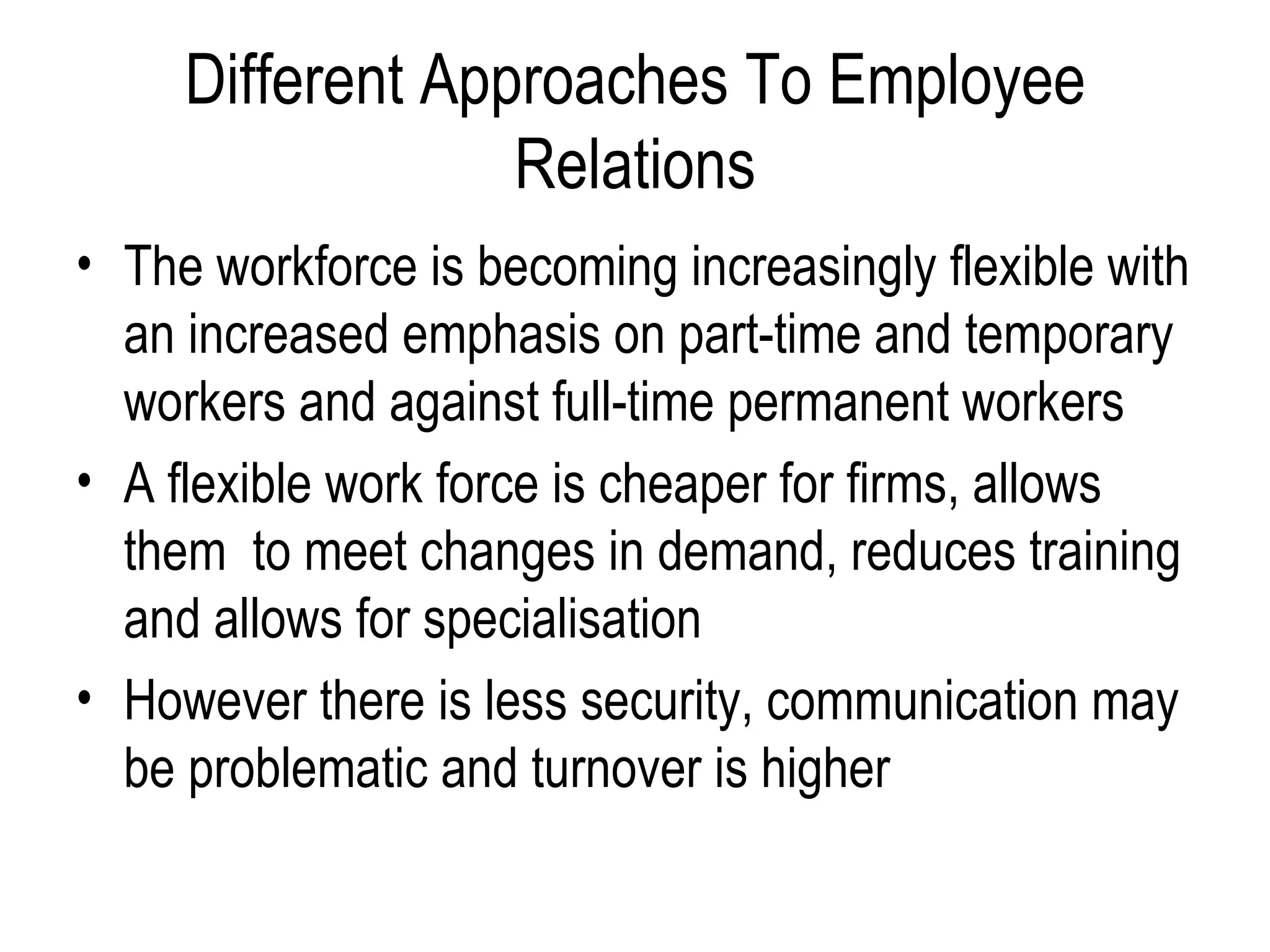 Employer and employee relations | PPT