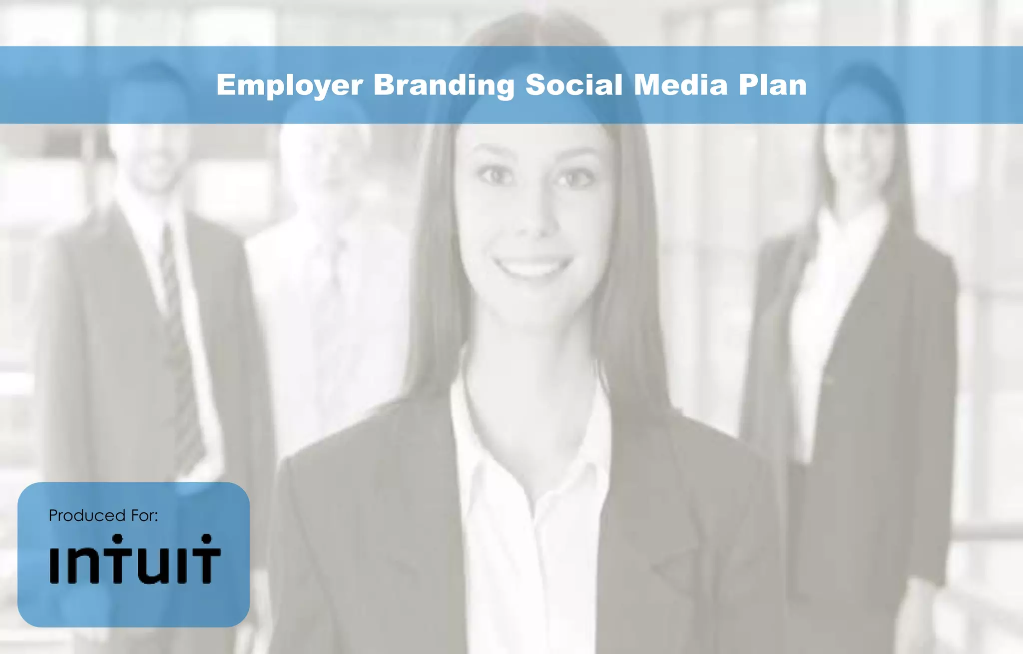 Social Media Plan/Strategy Template (created for Intuit) | PPTX ...