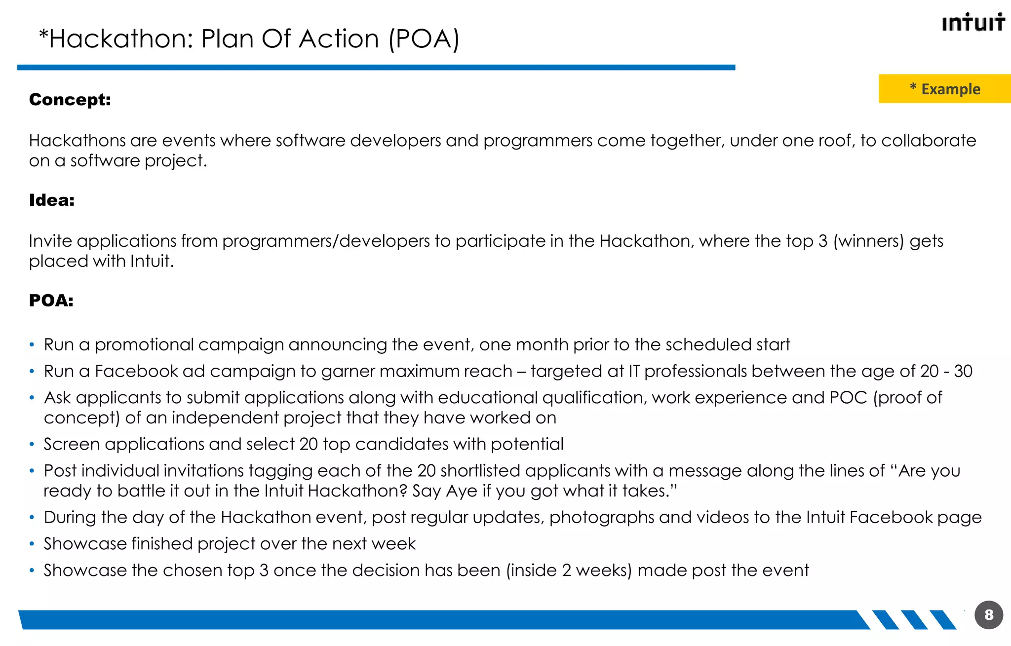 Social Media Plan/Strategy Template (created for Intuit) | PPTX ...