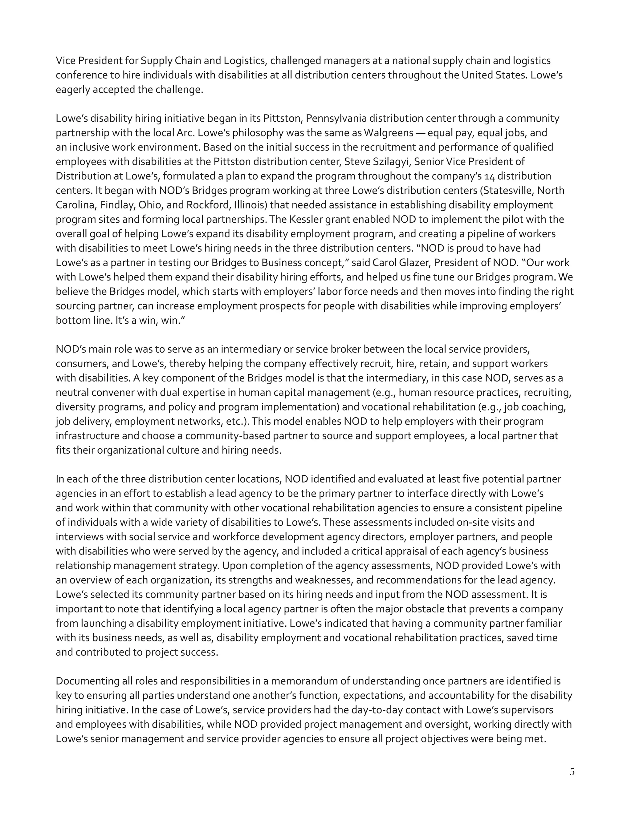 Employer Driven Initiatives | PDF