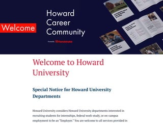 Employer Engagement Guide 2021 - Howard University | PDF