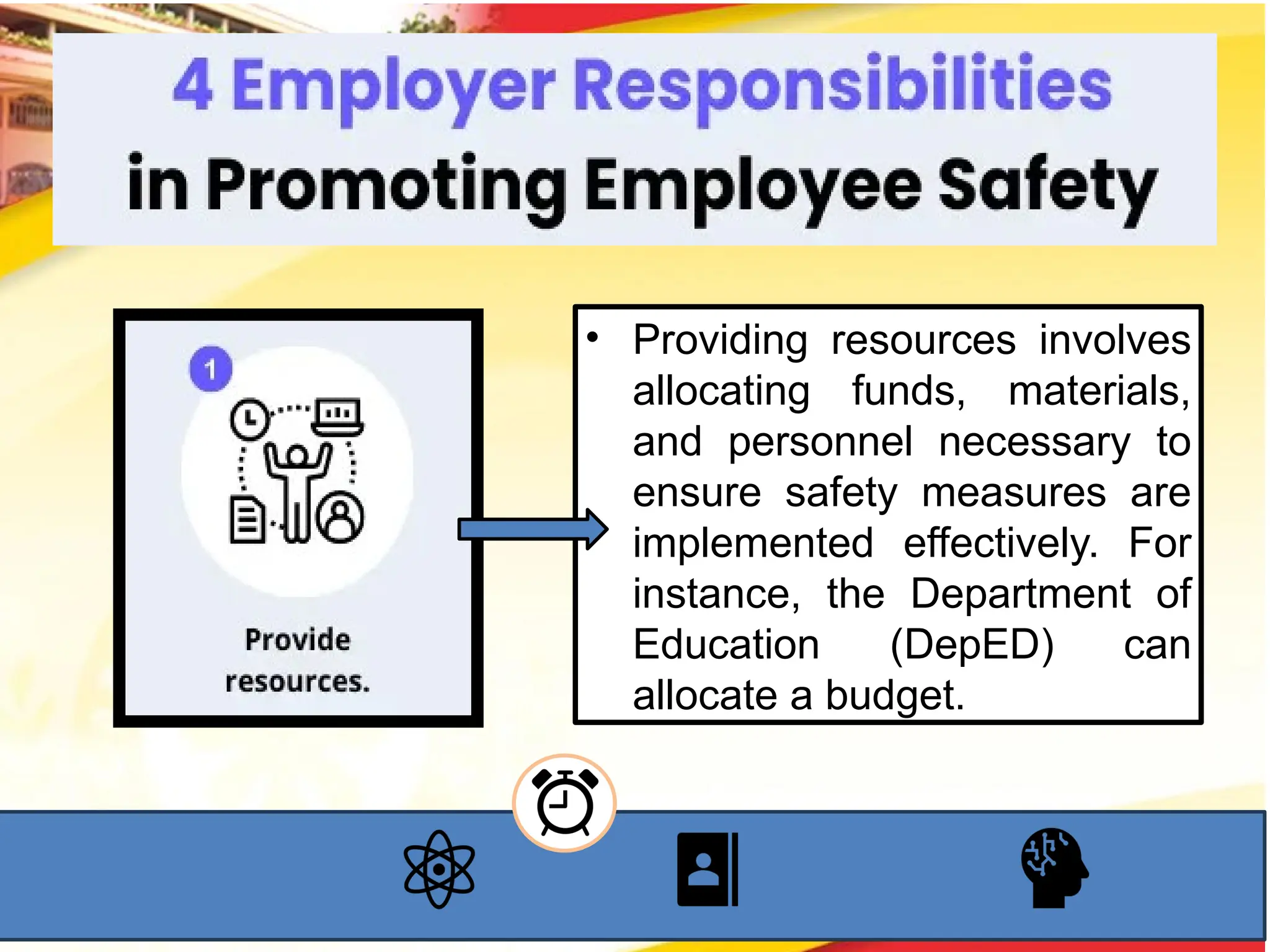 EMPLOYER RESPONSIBILITIES in Promoting Safety.pptxS.pptx